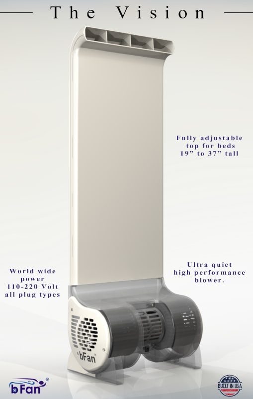 The bFan, For a Cooler more Restful nights sleep | Indiegogo