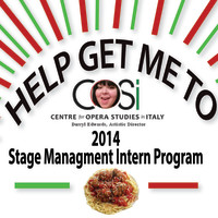 Help Get me to COSI Stage Managment Intern Program | Indiegogo