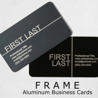 Frame: Aluminum Business Cards | Indiegogo