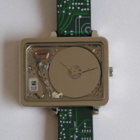 HDDWatches. The geek watch made out from a HDD | Indiegogo