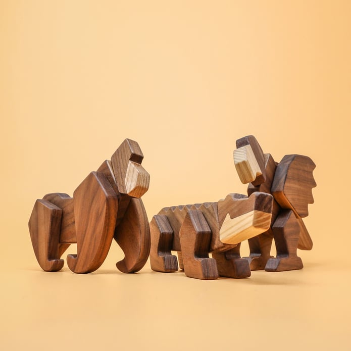 FableWood - 3 Magnetic Wooden Animals! Endless Fun | Indiegogo
