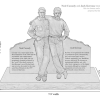 Neal Cassady-Jack Kerouac Monument - scale model | Indiegogo