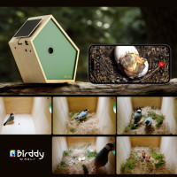 Reli Birddy Smart Bird House-Window to Birds World | Indiegogo