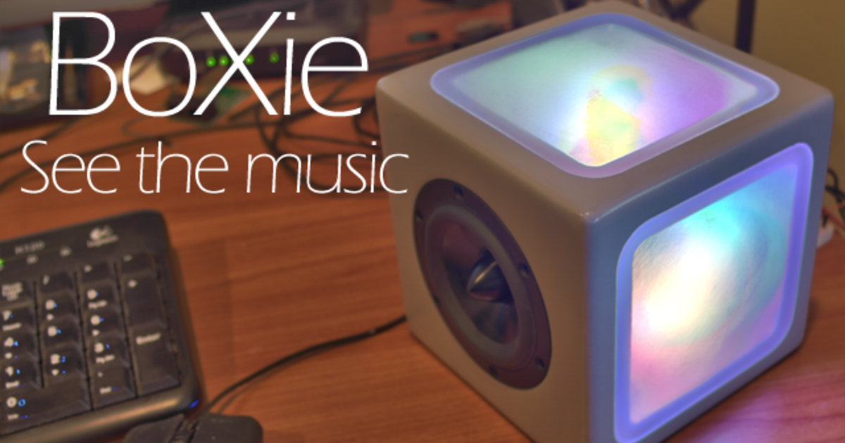 Boxie: A speaker with a built-in light show | Indiegogo