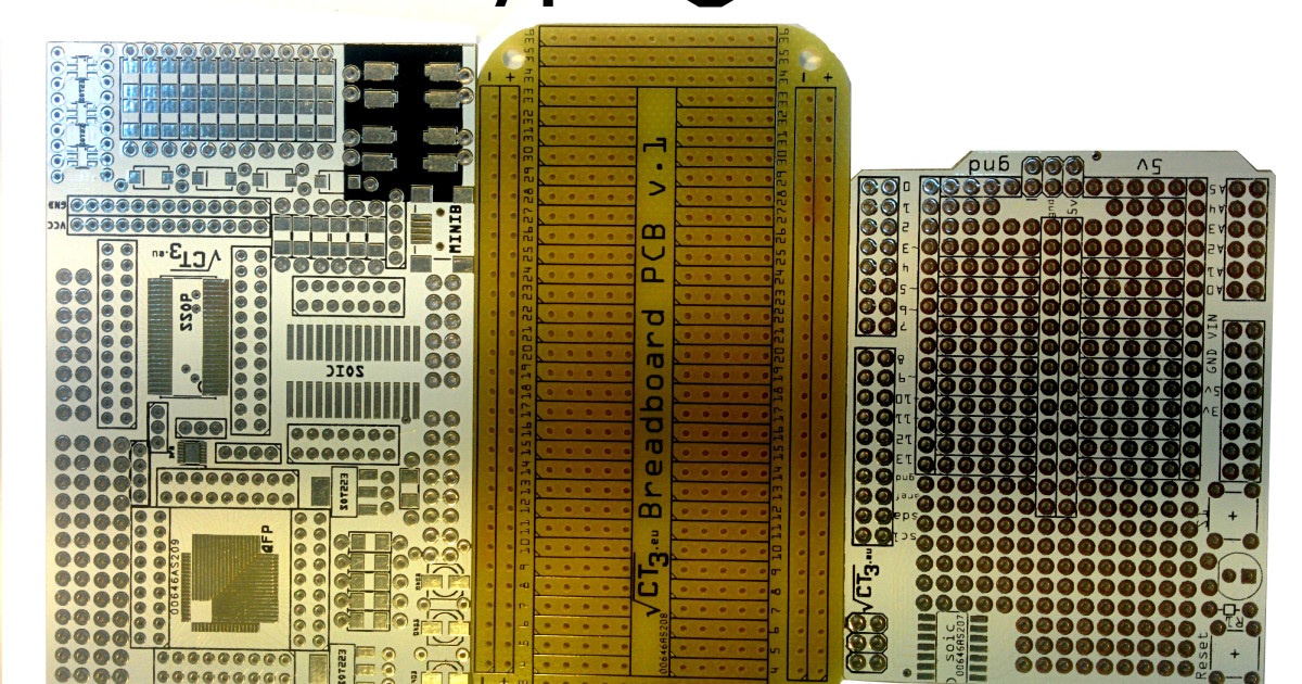 Prototype with SMD Arduino Breadboard style boards | Indiegogo