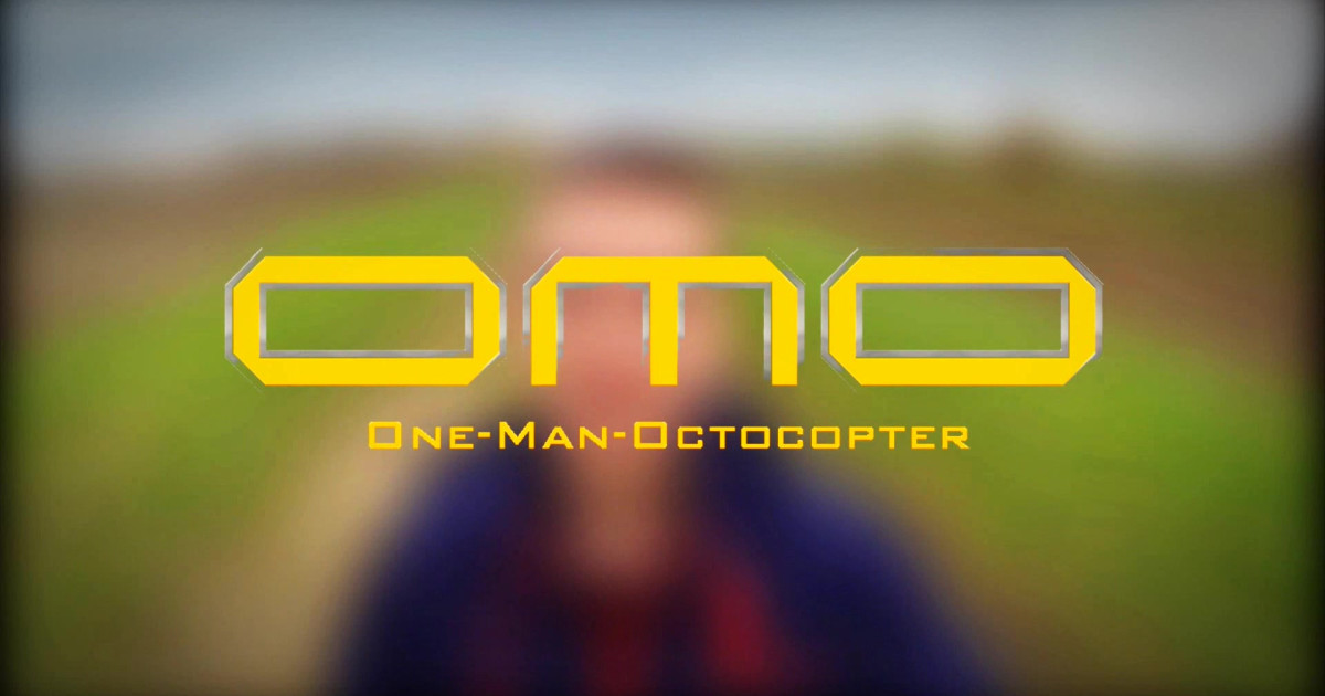 OMO - One Man Octo copter --- flying machine | Indiegogo