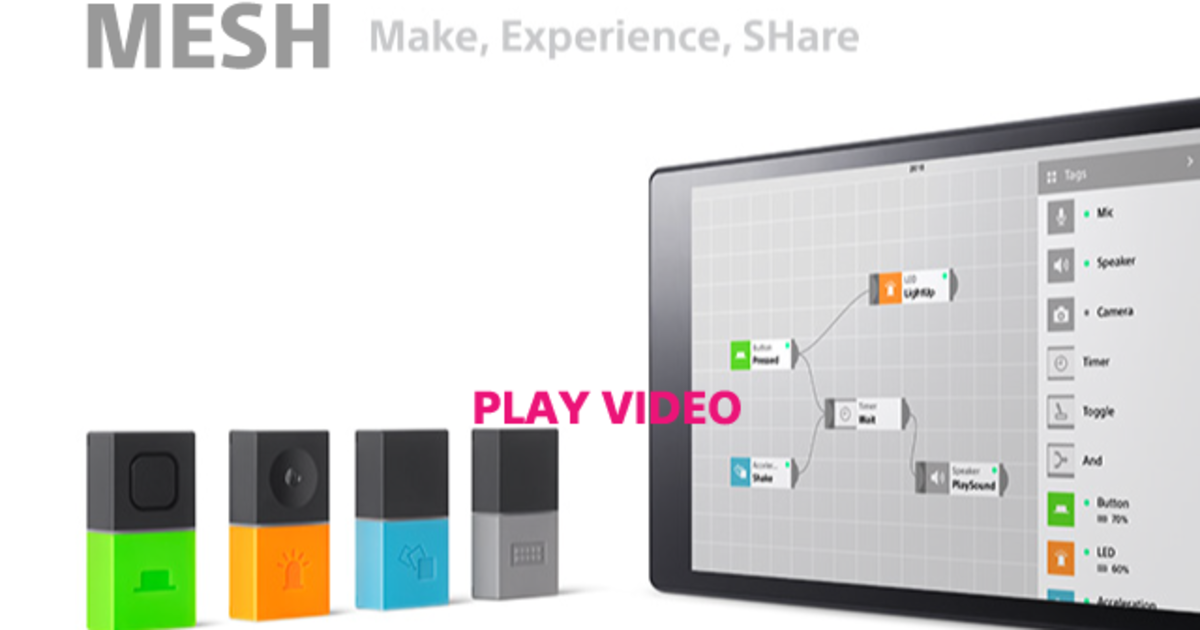 MESH: Creative DIY Kit for the Connected Life | Indiegogo