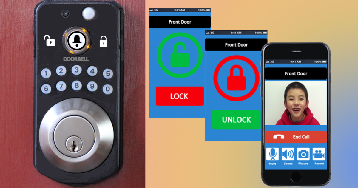 World's First Smart Lock And Wi-Fi Video Doorbell | Indiegogo