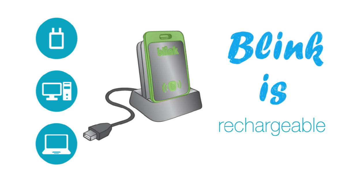 Blink - The Thinnest Rechargeable Tracking Device | Indiegogo