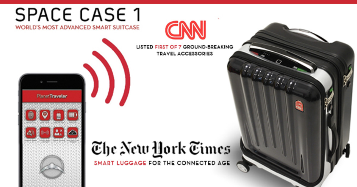 Space Case 1- World's Most Advanced Smart Suitcase | Indiegogo