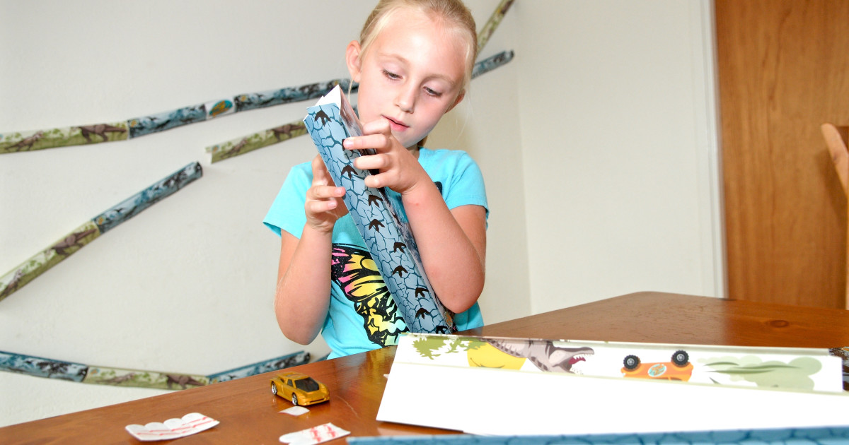 Paper Trax - a matchbox speedway on your walls! | Indiegogo