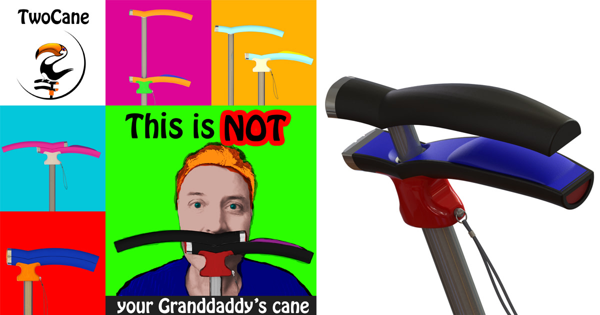 TwoCane: The Most Versatile Cane on the PLANET! | Indiegogo
