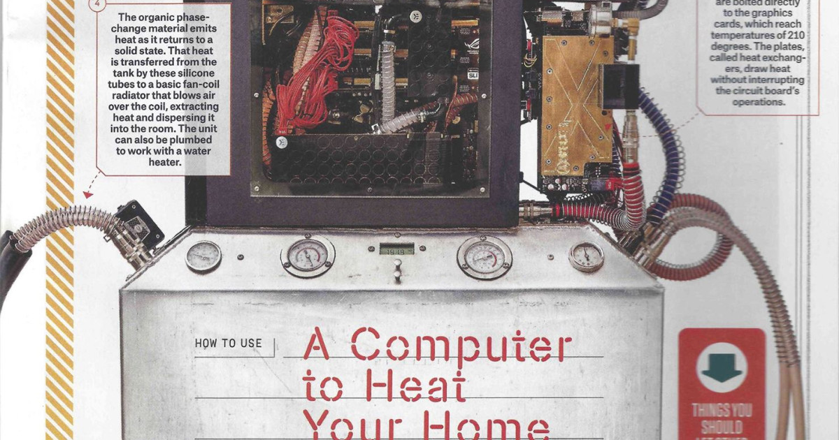 Computers to heat homes | Indiegogo