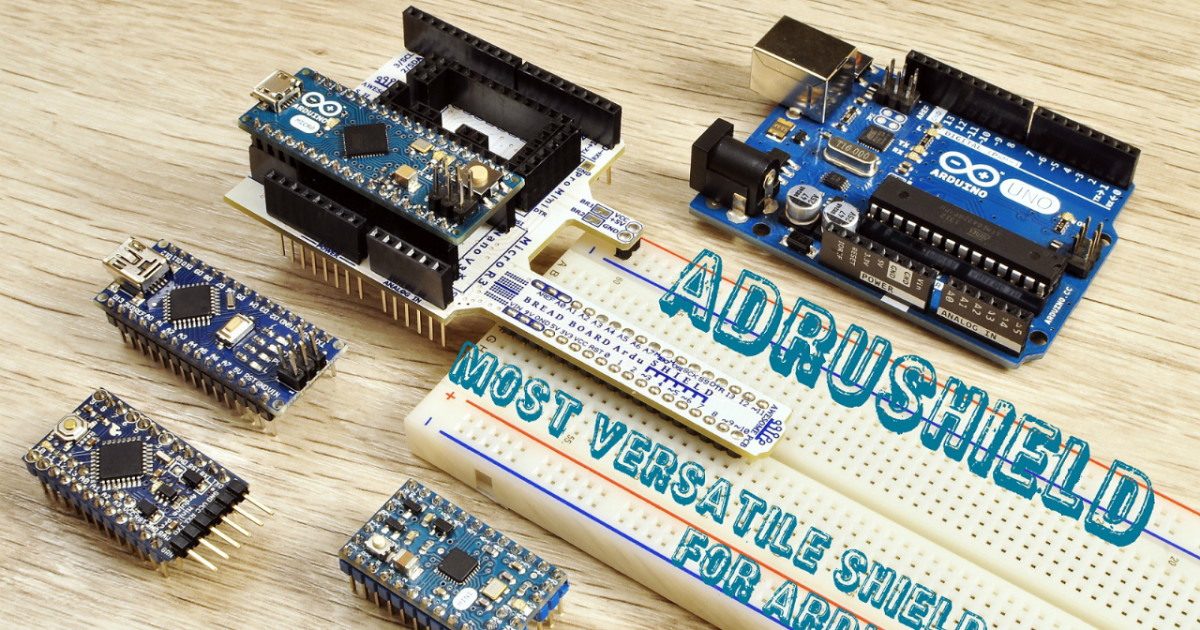 ArduSHIELD most universal shield for ARDUINO ever | Indiegogo
