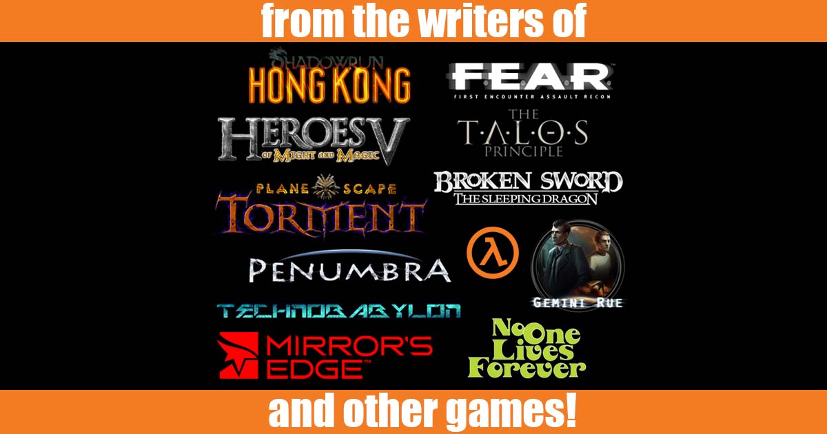 Video Game Writing by Video Game Writers | Indiegogo