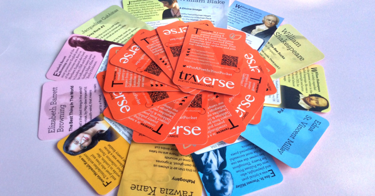 Traverse: poetry trading cards | Indiegogo