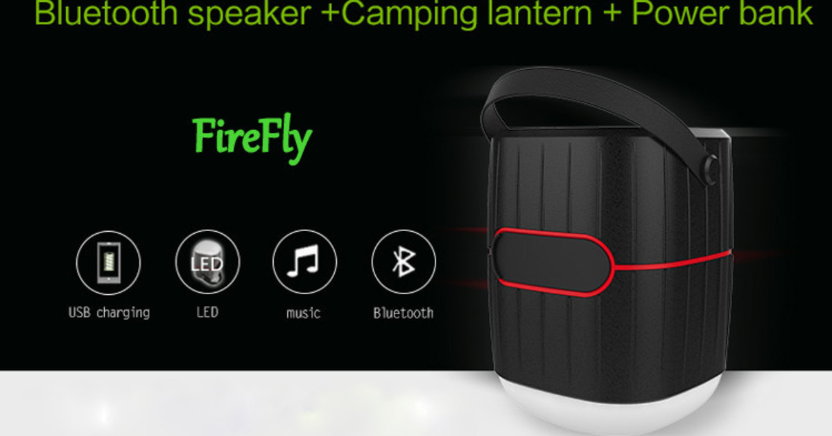 FireFly: Innovative Powerbank With LED & Bluetooth | Indiegogo