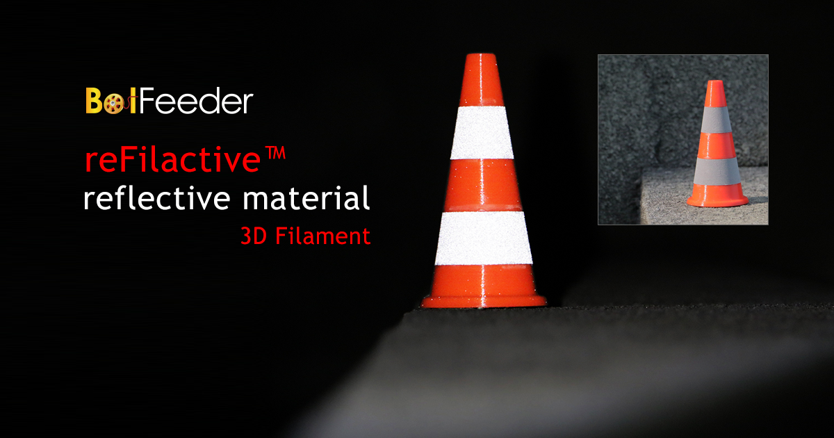 NEW! reFilactive- Reflective Filament by BotFeeder | Indiegogo