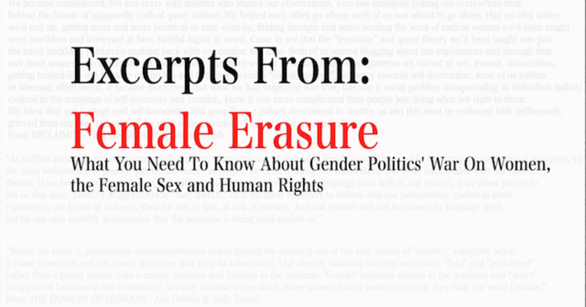 Female Erasure | Indiegogo