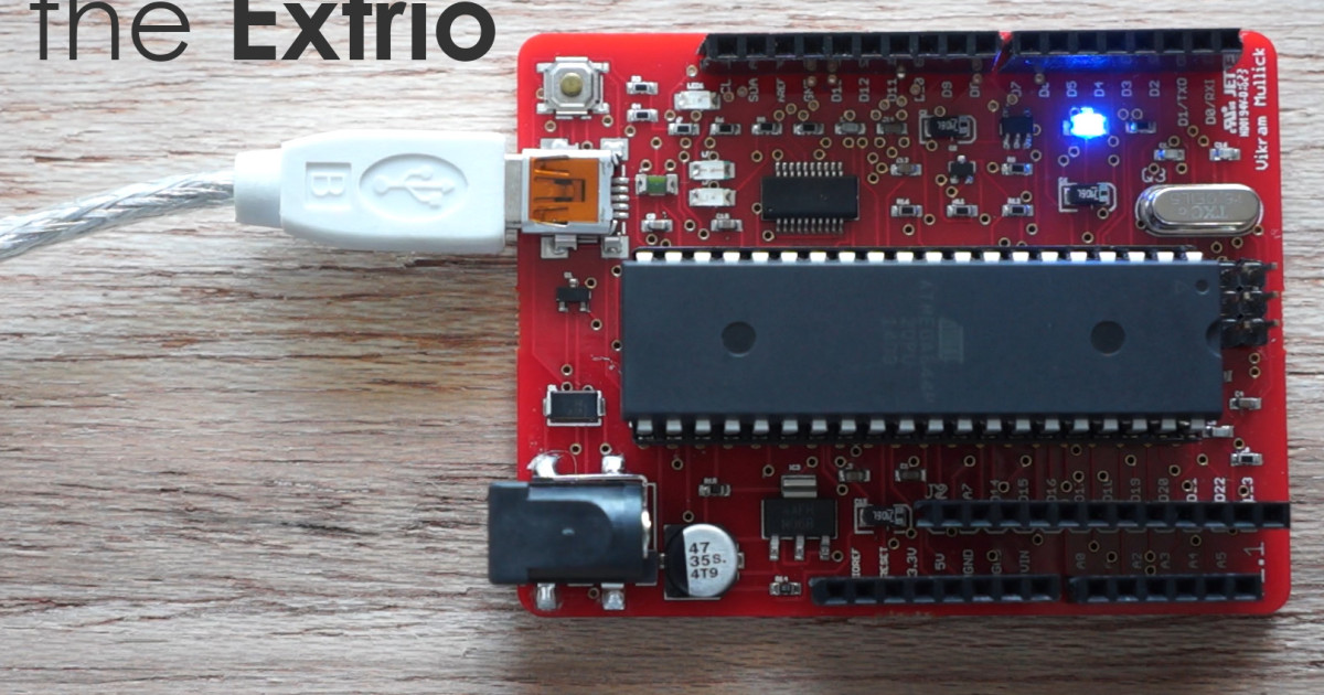Extrio: The ATmega644p Development Board | Indiegogo