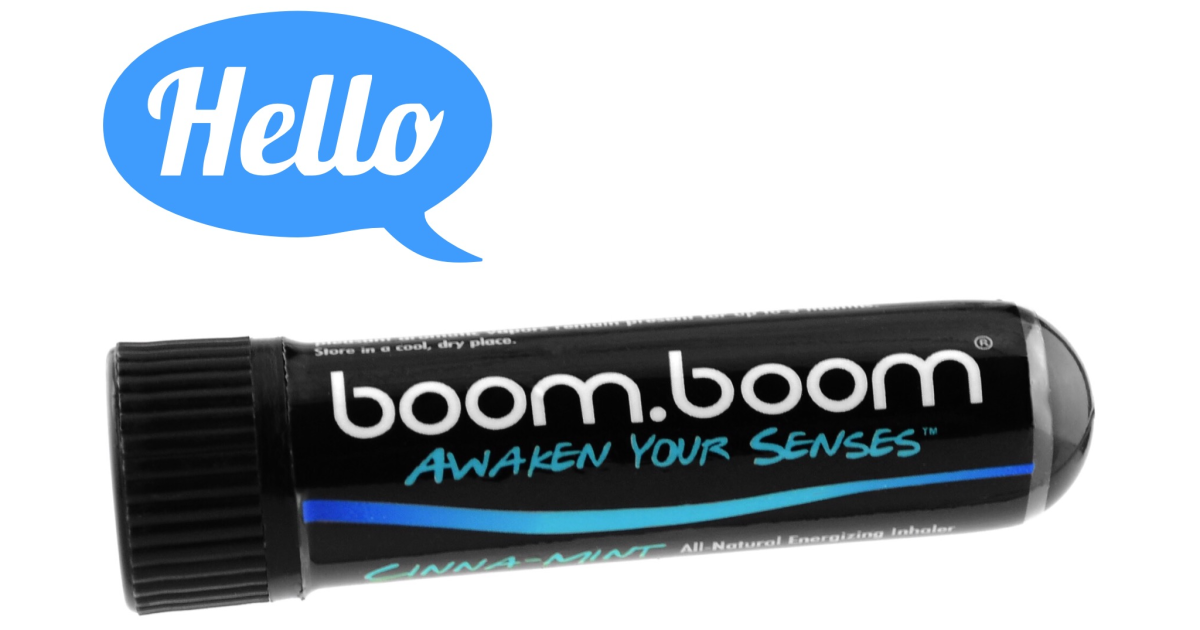 BoomBoom: The World's First Energizing Inhaler | Indiegogo