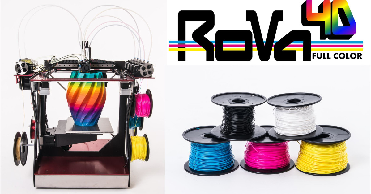 RoVa4D Full Color Blender FDM 3D Printer | Indiegogo