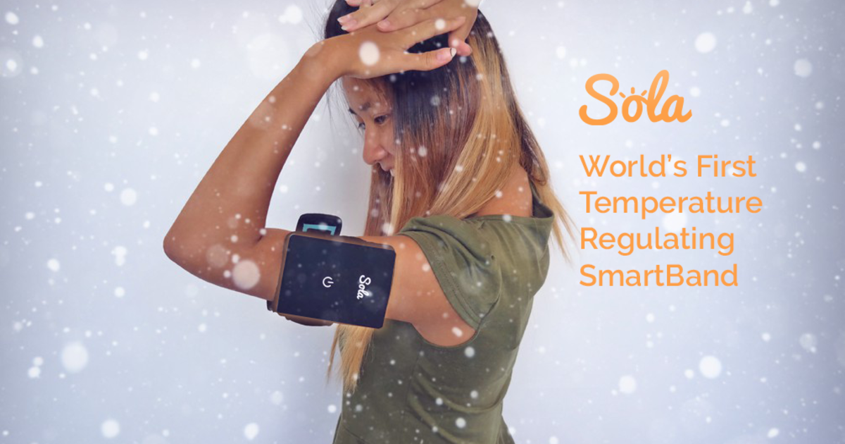 Sola - Body temperature regulating smart armband. | Indiegogo