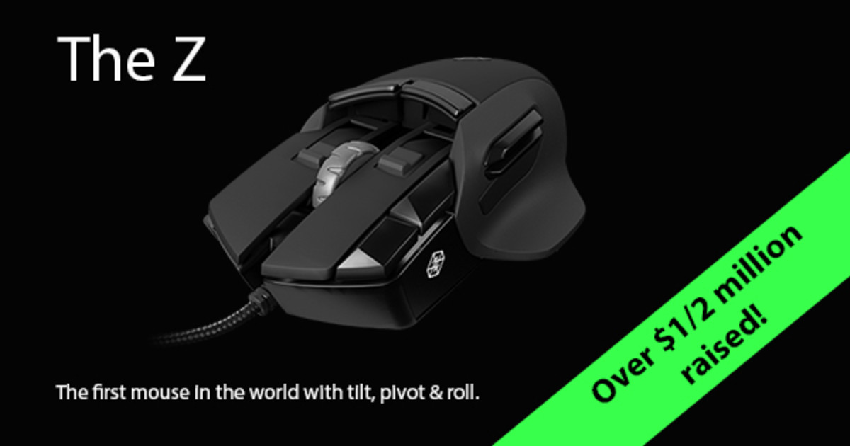 The Z Gamer Designer Mouse With Pivot Tilt And Roll Indiegogo