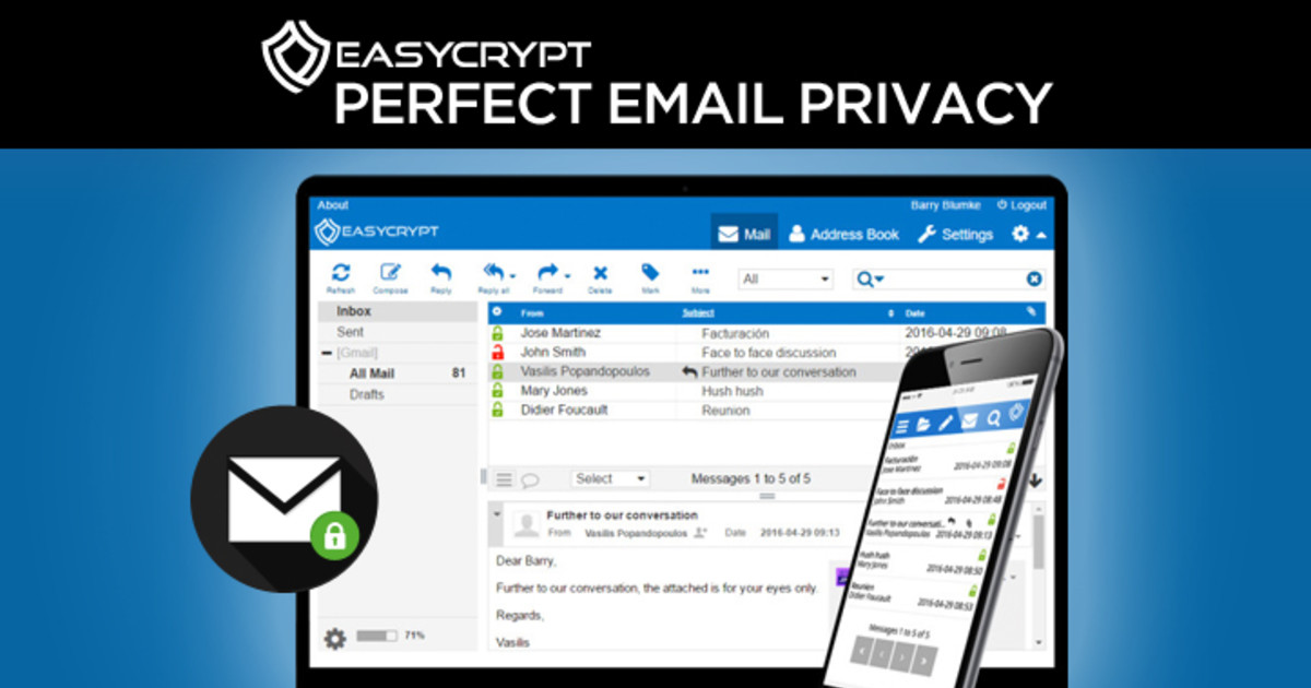 EasyCrypt: Perfect Email Privacy | Indiegogo