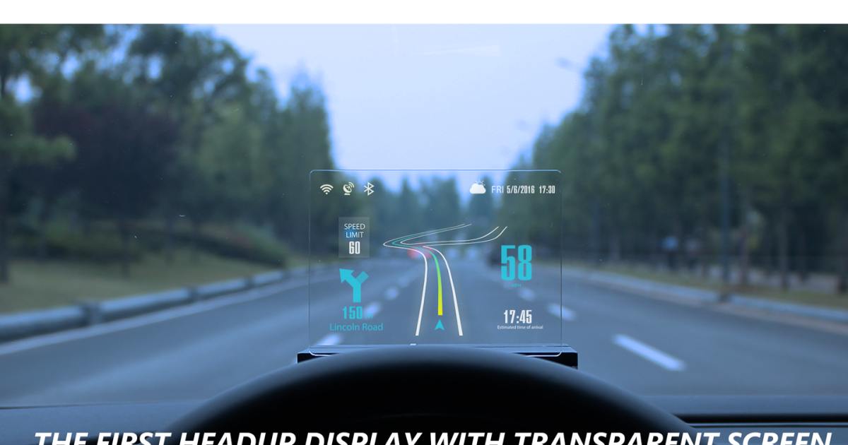FRIZON: First True Vehicle Transparent AMOLED HUD | Indiegogo