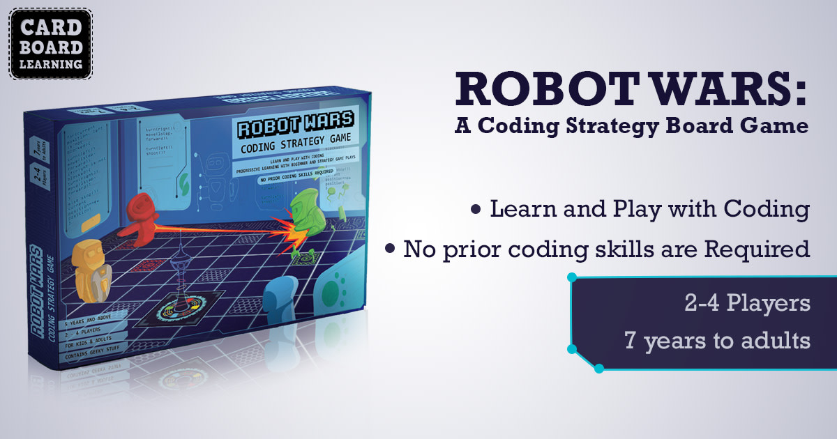 Robot Wars Board Game: Introduce coding to kids | Indiegogo