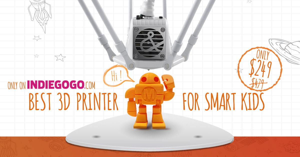 The Best 3D Printer for creative Kids - Only $349 | Indiegogo