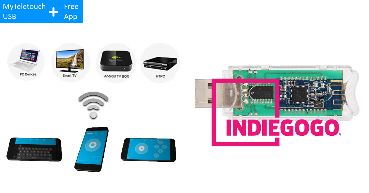 MyTeletouch: Control TV & PC from Smartphone | Indiegogo