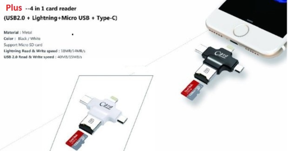 Plus Card Reader - Works With All Your Devices! | Indiegogo