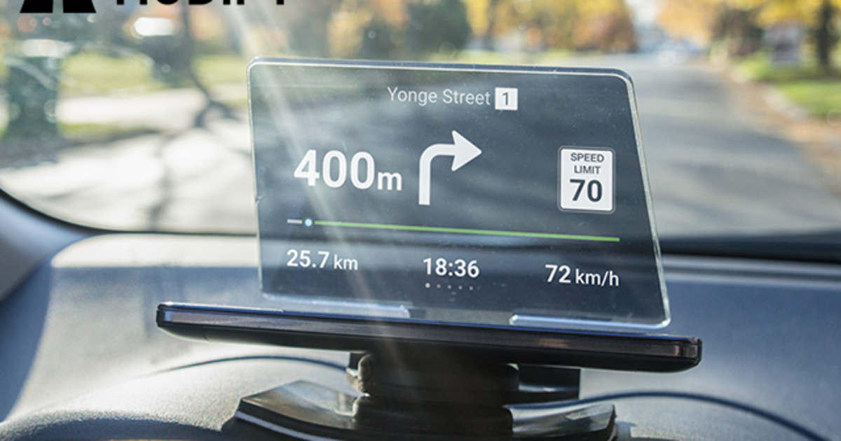 A Transparent GPS That Keeps Your Eyes On The Road | Indiegogo