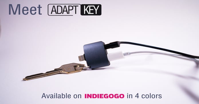 AdaptKey: The Portable iPhone 7 Keychain Adapter | Indiegogo