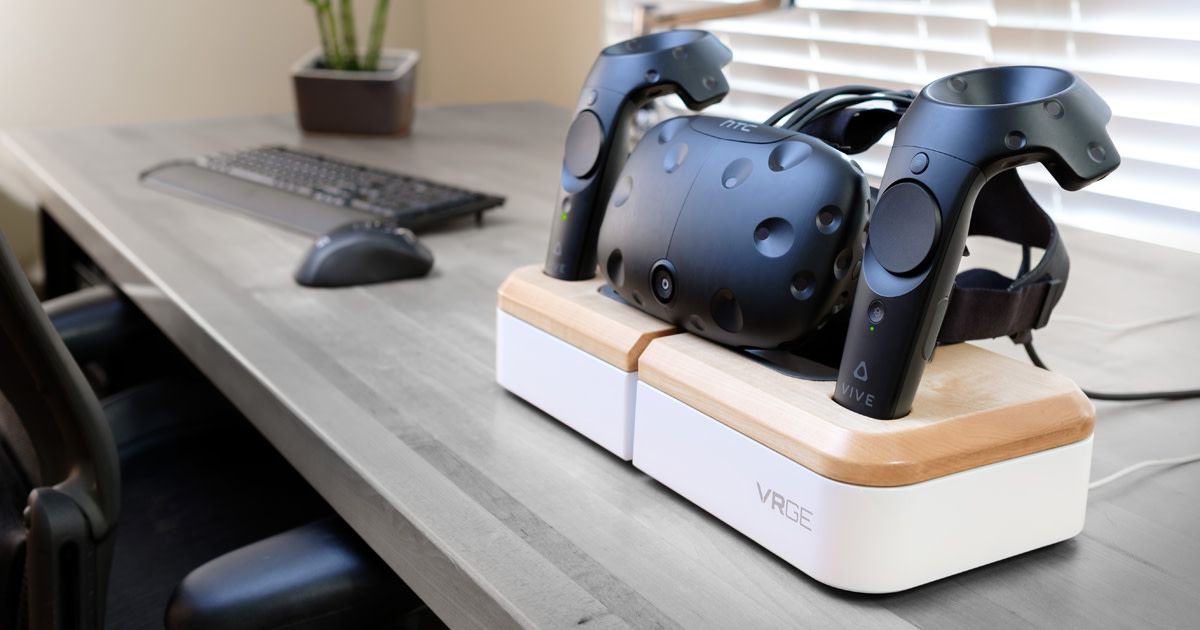 VRGE - Virtual Reality Hardware Charging Dock | Indiegogo