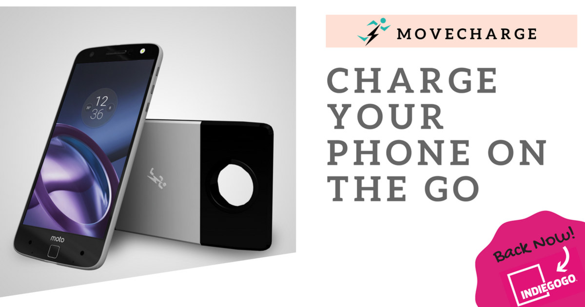 MoveCharge Mod - Charge Your Phone on the Go | Indiegogo