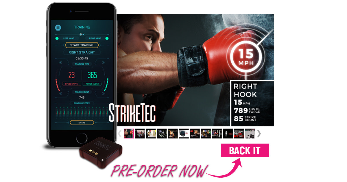 StrikeTec: Wearable Sensors for Boxing & MMA | Indiegogo