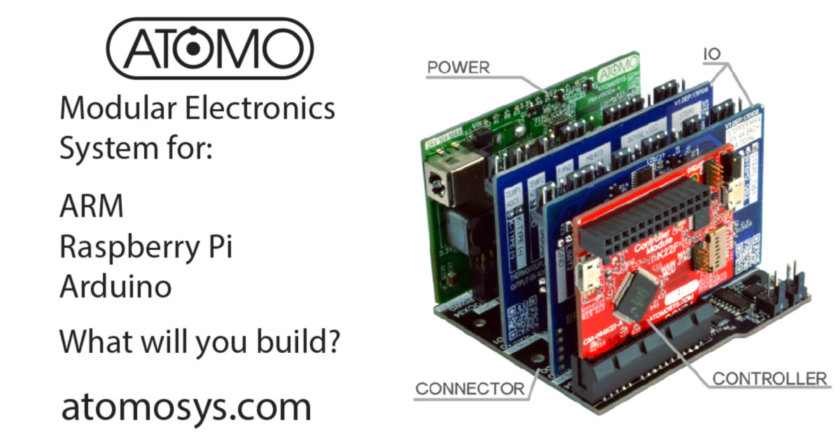 Atomo Modular Electronics System Indiegogo