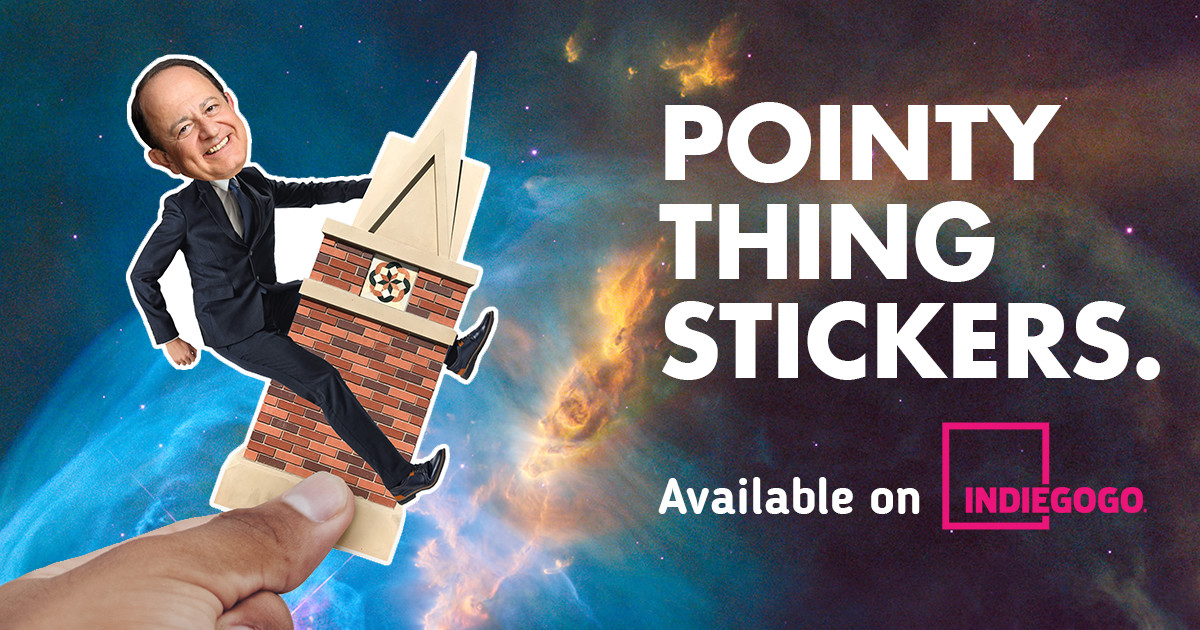 Pointy Things for Spoiled Pre-Teens Stickers | Indiegogo