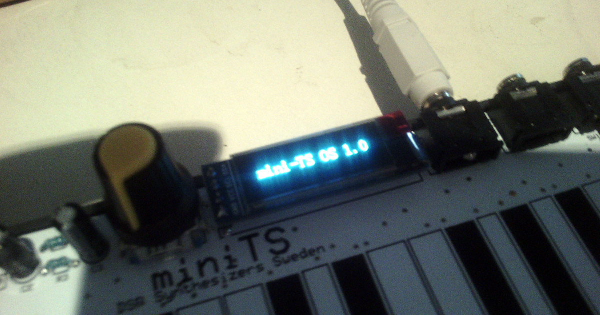 The mini-TS Open-Source Touch Synthesizer | Indiegogo