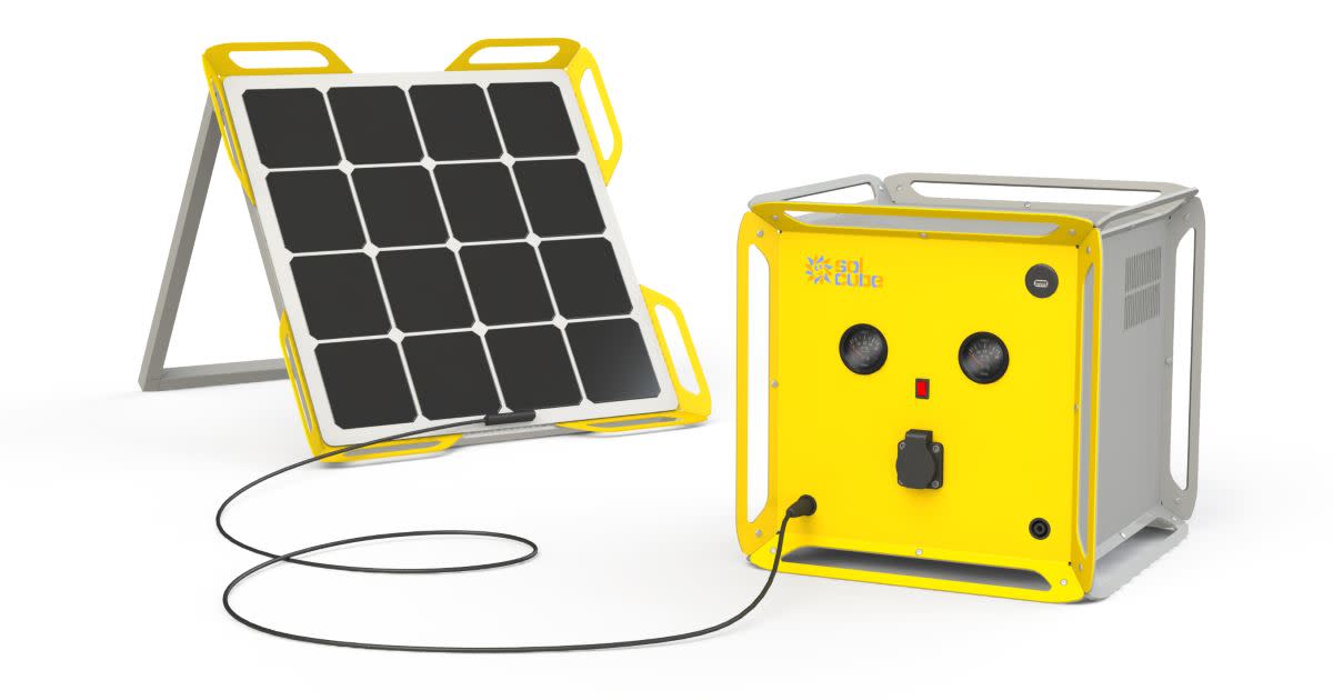 SolCube - compact solar generator for power lovers | Indiegogo