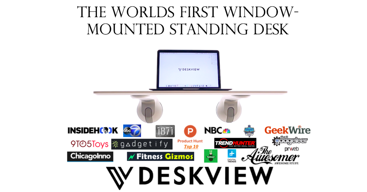 DeskView: The First Window-Mounted Standing Desk | Indiegogo