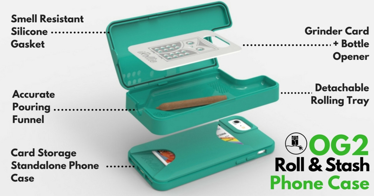 iRollie Roll & Stash Phone Case | Indiegogo