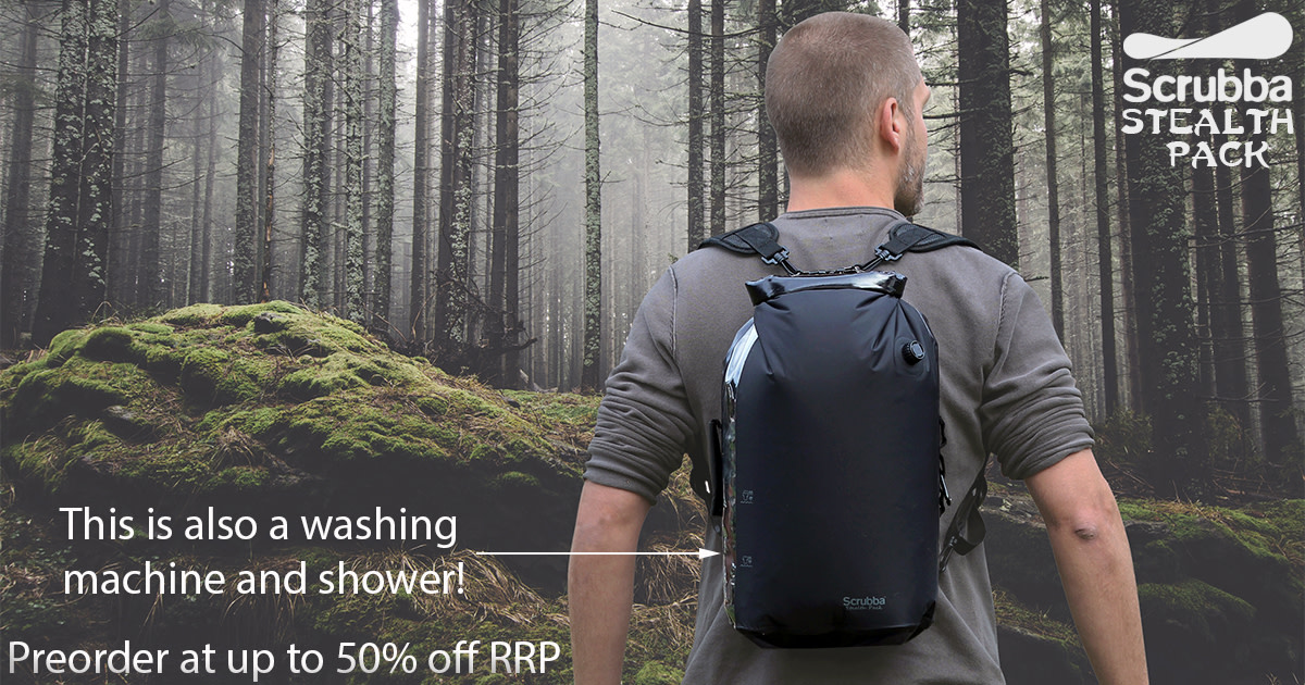 Scrubba Stealth Pack: A new level of functionality | Indiegogo