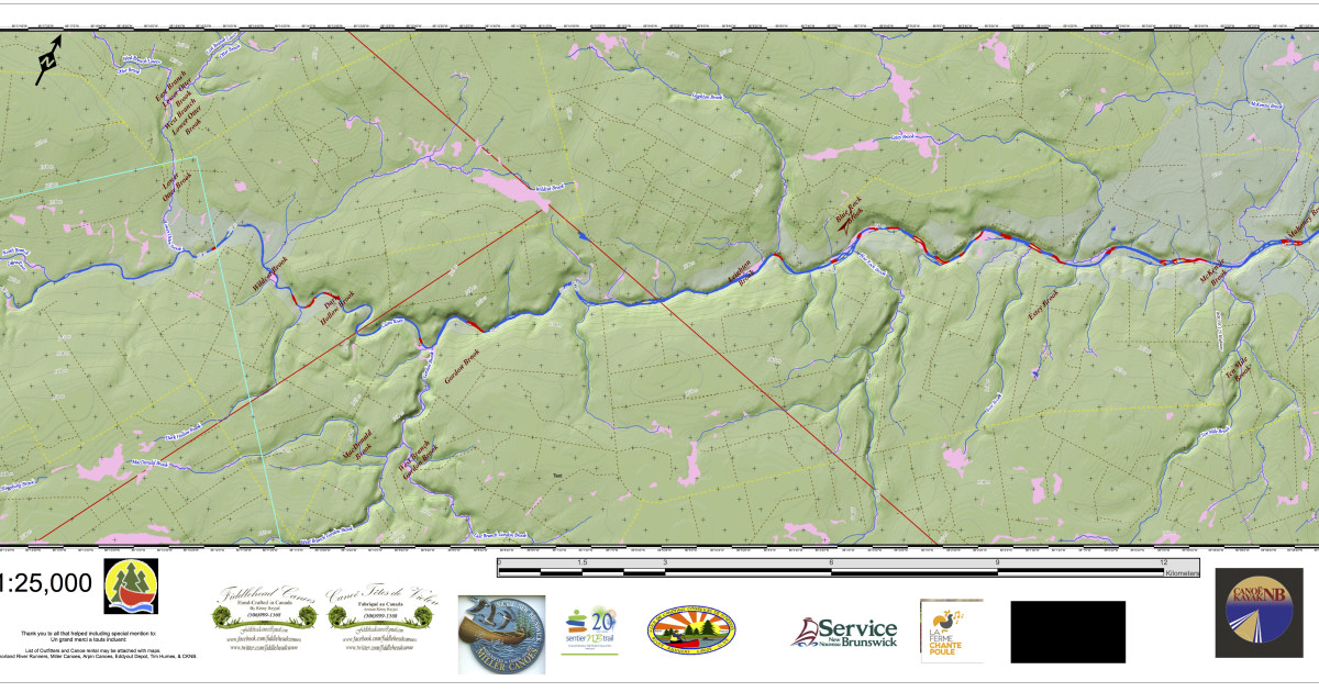 4 Maps of Paddling in N.B. | Indiegogo