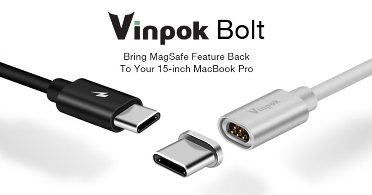 Bolt: World's 1st USB-C Magnetic Cable For MacBook | Indiegogo