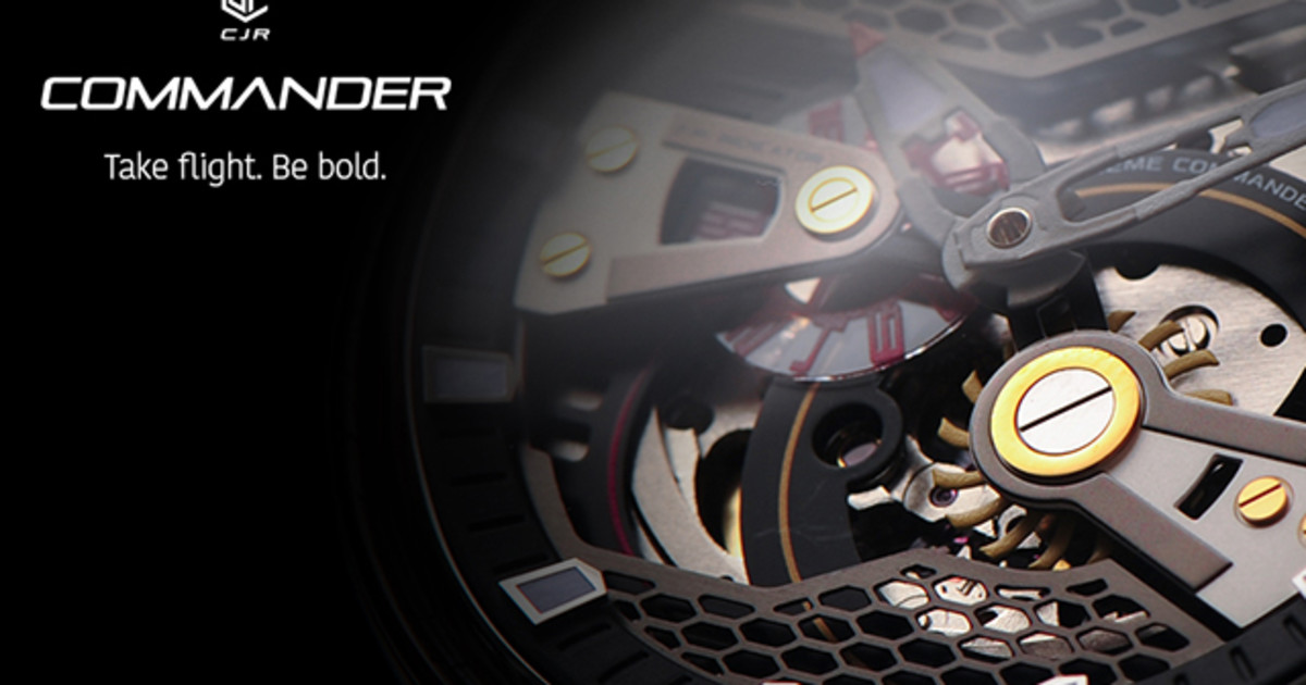 CJR Commander Series: Watch Inspired by Aviation | Indiegogo