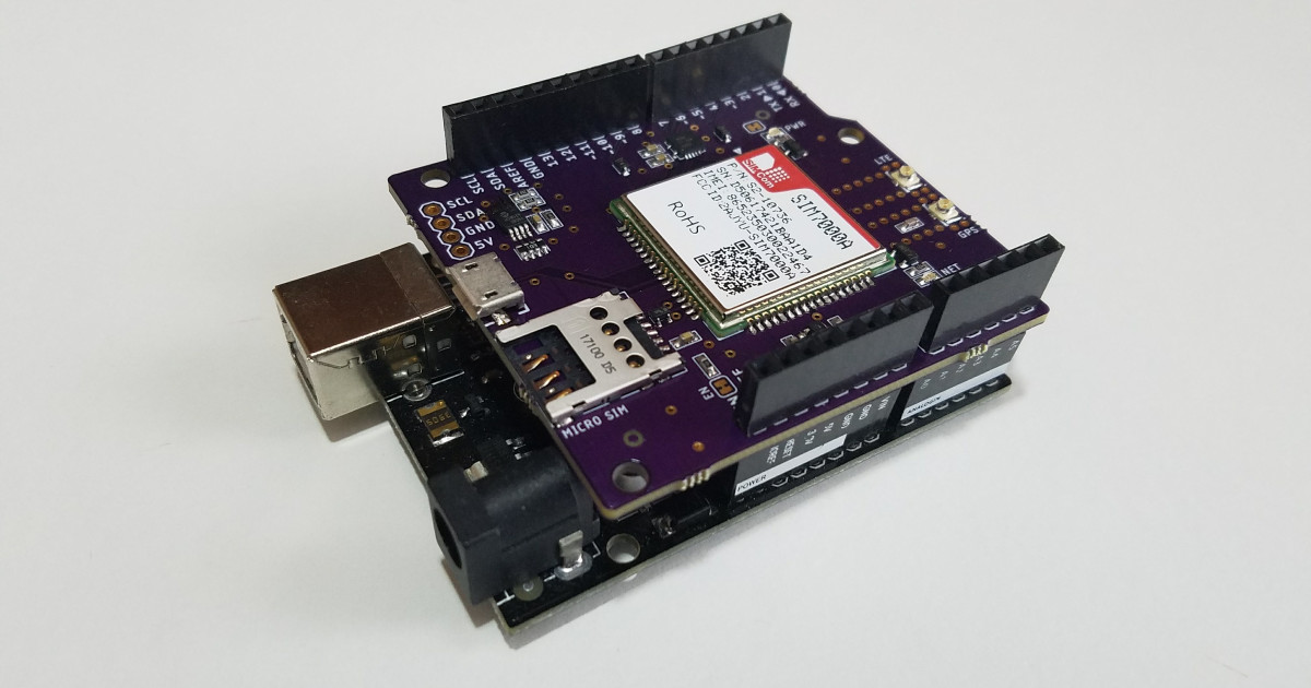 Lte M Shield For Arduino Powered By Indiegogo